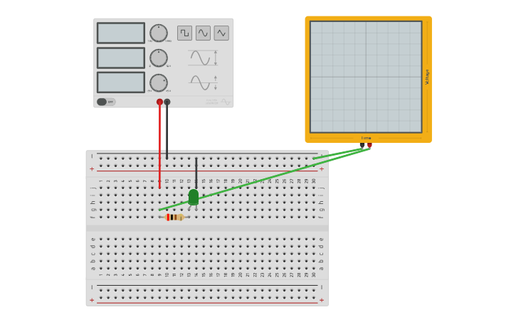 Circuit Design Breadboard Tinkercad