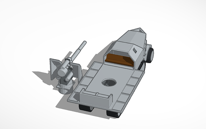3D design Flak Truck | Tinkercad