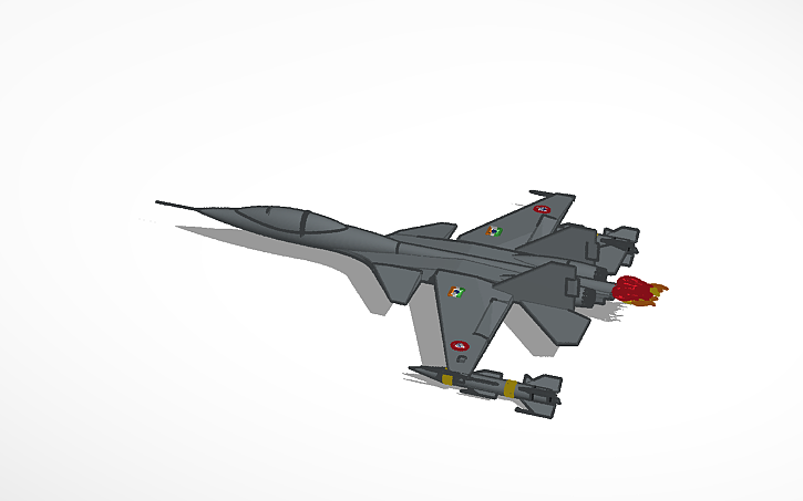 3D design jet - Tinkercad