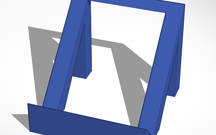 3D design phone stand 1 - Tinkercad