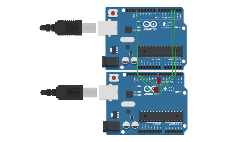 Circuit Design Uart Tinkercad
