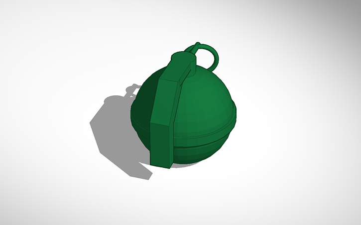 3D design hand grenade | Tinkercad