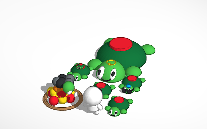 3D design The mine turtle revolution. | Tinkercad