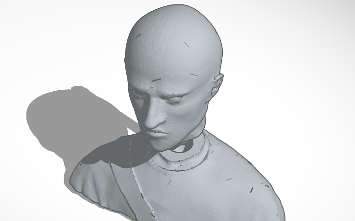 3D design Character with movable head - Tinkercad