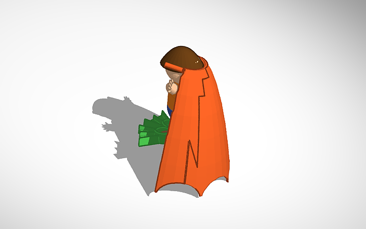 3D design Copy of Batman Cape/Capa | Tinkercad