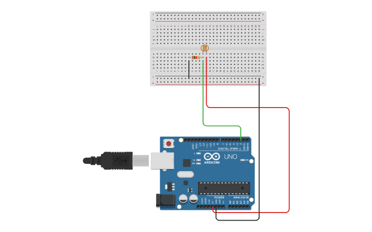 Circuit design Analog Input | Tinkercad