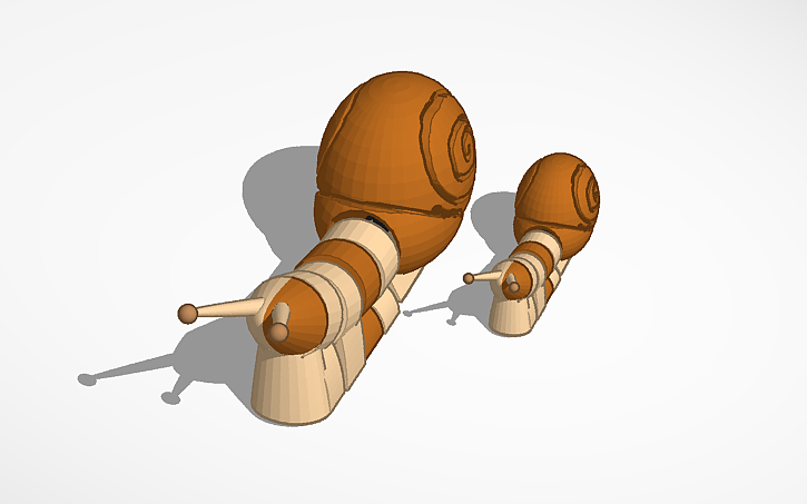 3D design Family of Living Snail (Sim lab) (thanks ultra) - Tinkercad