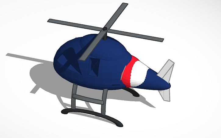 3D design Helicopter | Tinkercad