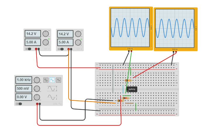 Circuit design Simulador inversor - Tinkercad