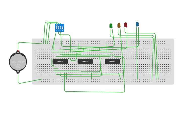 Circuit design Mux-Demux-s2 - Tinkercad