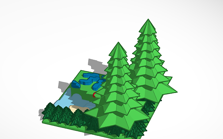 3D design Golf Course - Tinkercad
