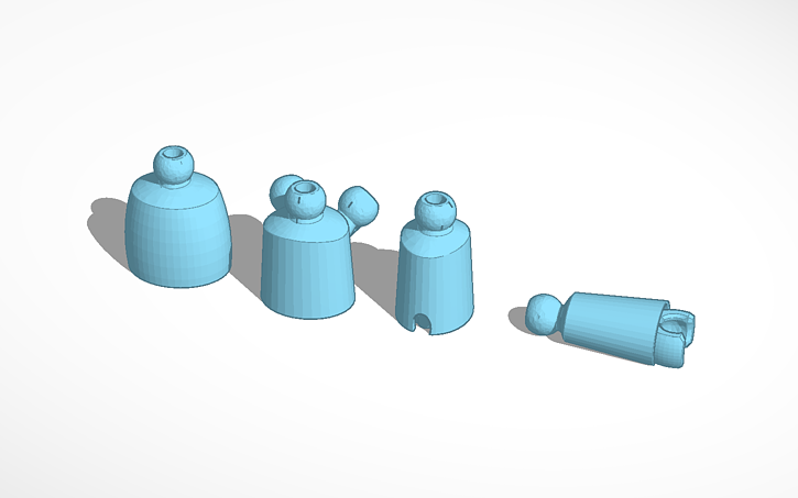 3D design Tinkerplay Atlantean - Tail Sections A-D - Tinkercad