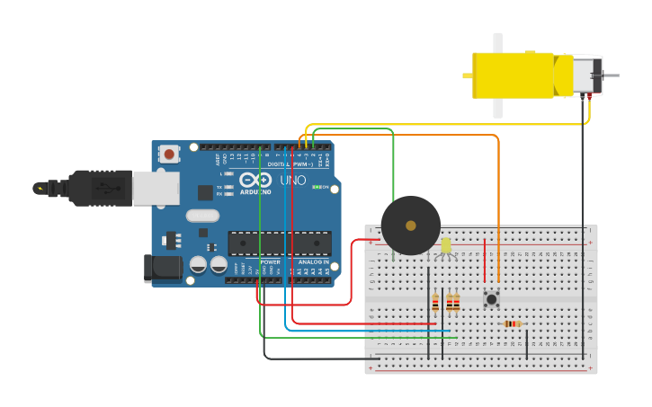 Circuit design desafio 5 - tecnico | Tinkercad