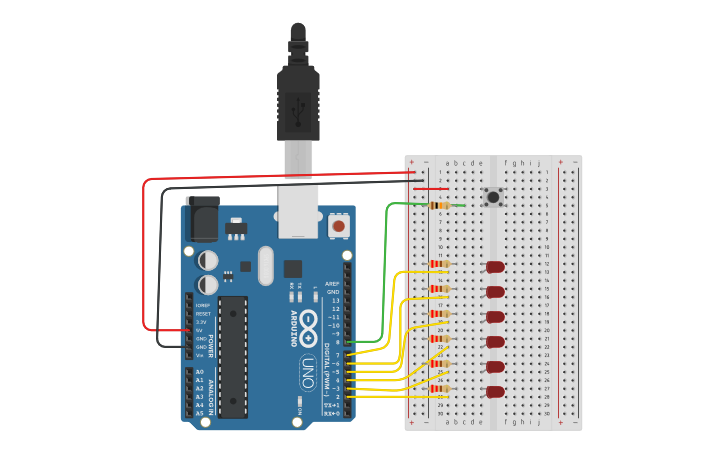 Circuit design Arduino Project #8 Digital Hour Glass by Jeremiah ...