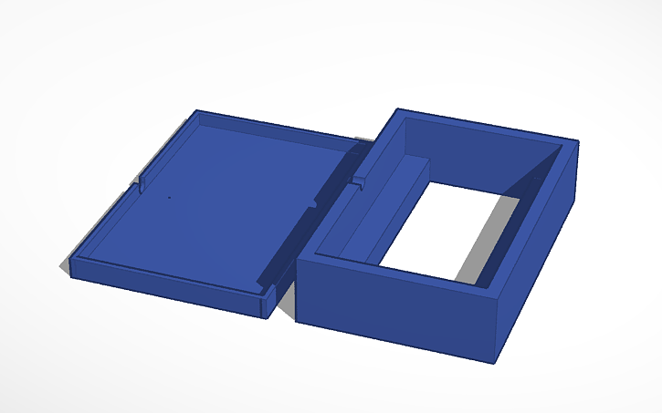 3D design Box für LCD-Display | Tinkercad