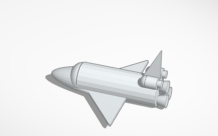 3D design Space Shuttle - Tinkercad