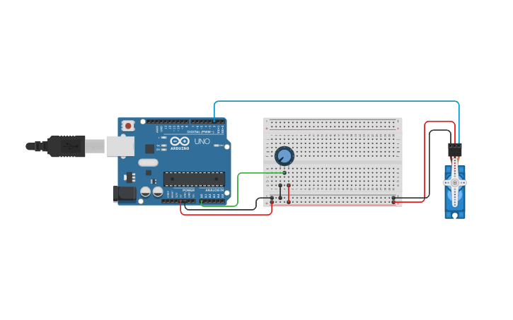 Circuit Design Actuator Tinkercad