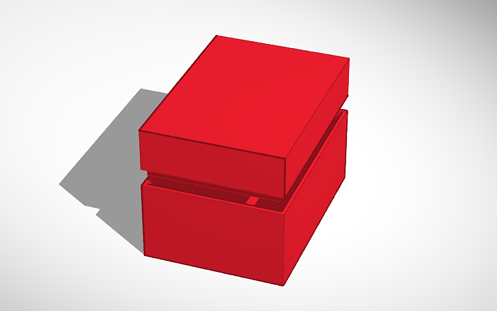 3D design Magic card box - Tinkercad