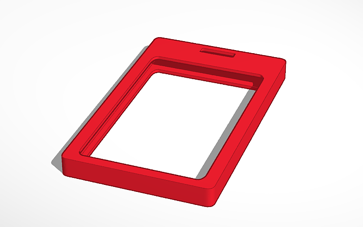 3D design Card Holder - Tinkercad
