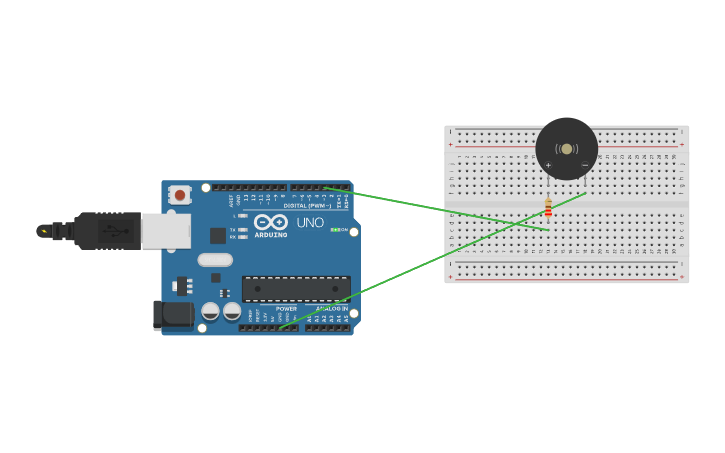 Circuit design Sound - Tinkercad