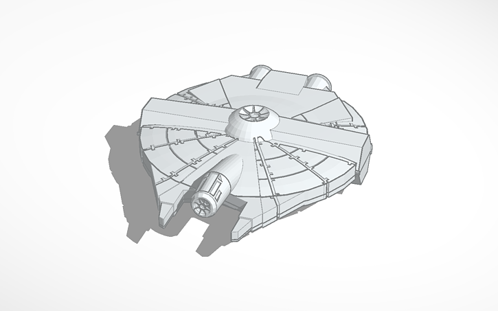 3D design YT-1000 Light Freighter (1/270) v 1.5 - Tinkercad