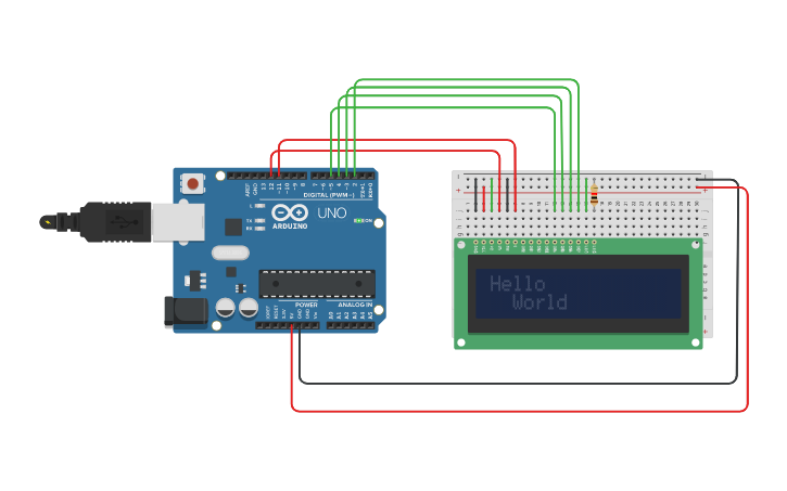 Circuit Design Practical 7 To Interface Lcd With Arduino And Write A Program To Display Message