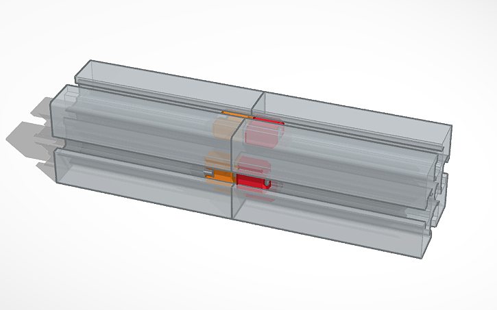 3D design T-Slot Butt Joint Connector - Tinkercad