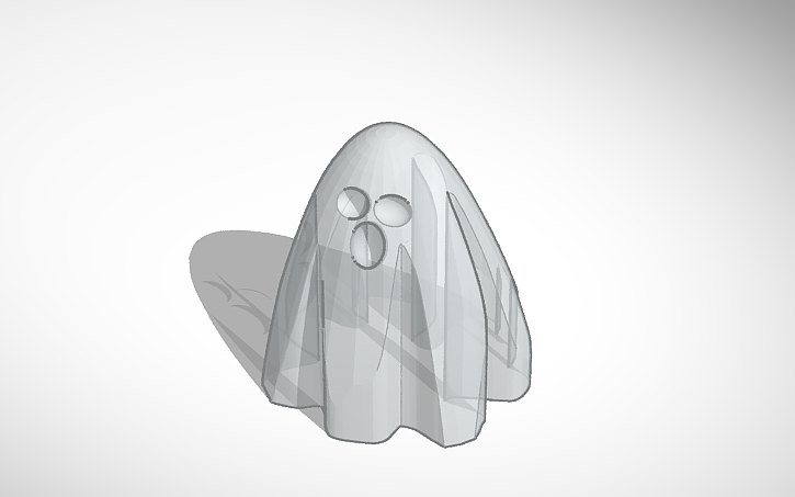 3D design Ghost - Tinkercad