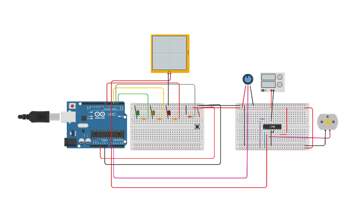 Circuit design Moment 5 LABB 4 | Tinkercad