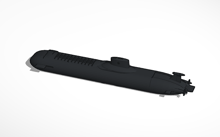 3D design SN Red October - Tinkercad