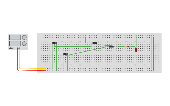 Circuit Design Drl Or Gate Tinkercad