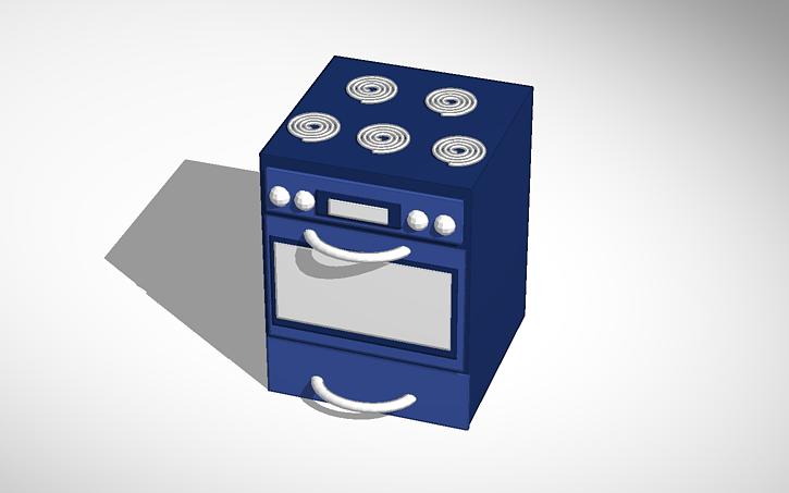 3D design Tardis Stove - Tinkercad