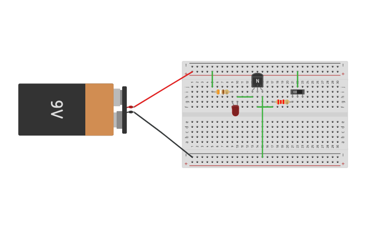 Circuit Design Transistor Tinkercad