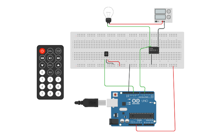 Circuit Design Relay Module Tinkercad