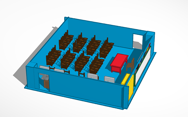 3D design student classroom. - Tinkercad