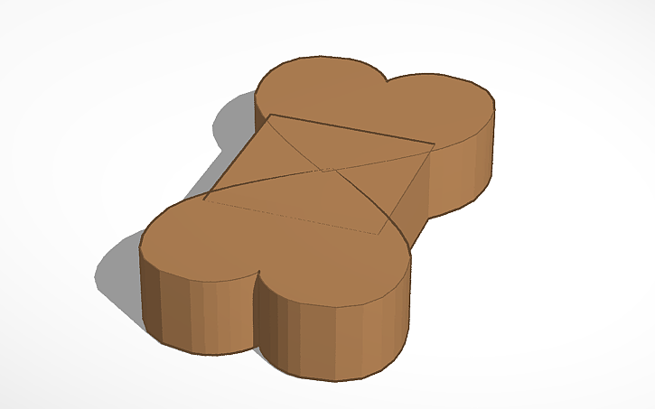 3D design bone - Tinkercad