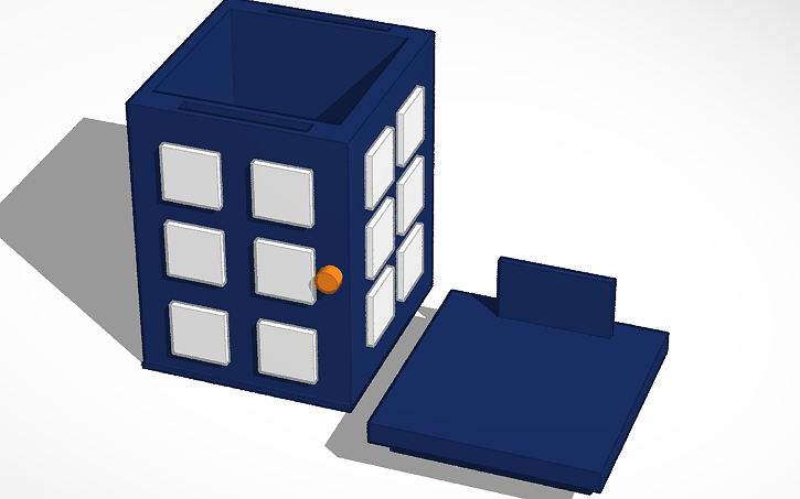 3D design Tardis-Box Box - Tinkercad