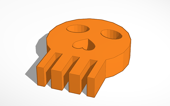 3D design CALAVERA ;) - Tinkercad