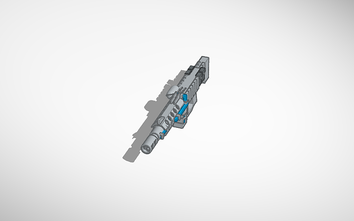 3D design Pulse Rifle - Tinkercad