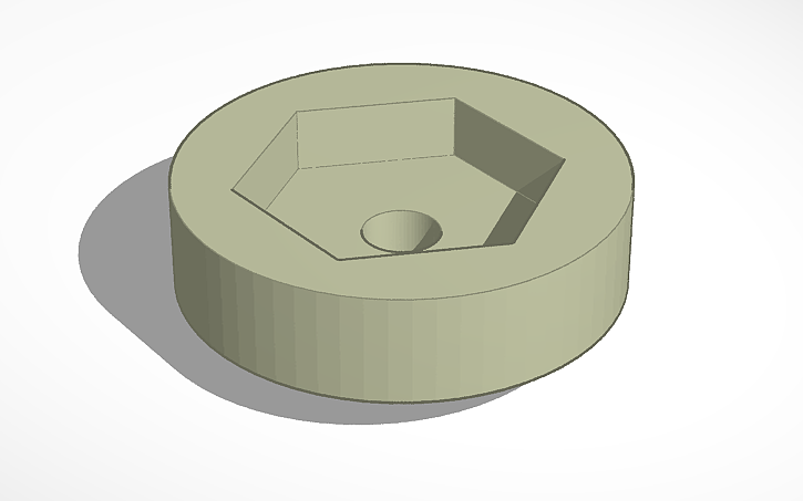 3D design hex - Tinkercad