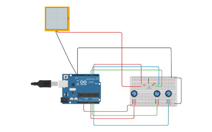 Circuit design Timmer Resistivo con Arduino - Tinkercad
