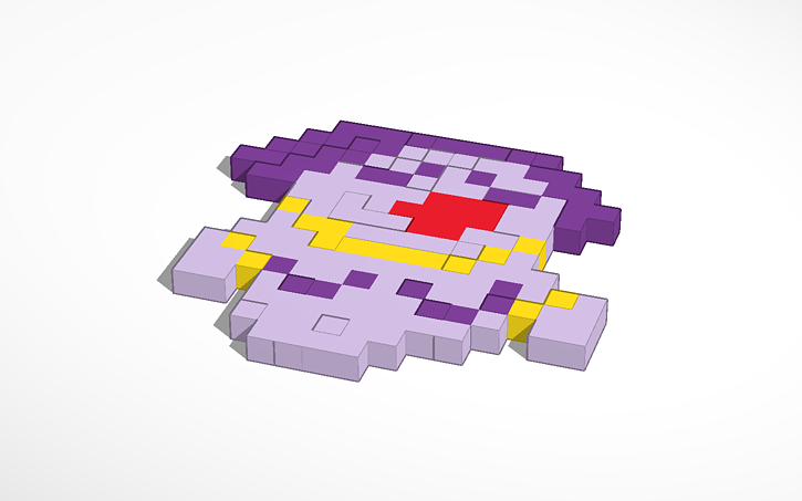 3D design 8-bit Flurrie (Paper Mario: TTYD) | Tinkercad