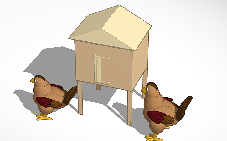 3D design The chicken house - Tinkercad