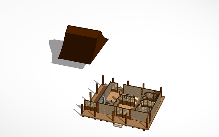 3D design A Traditional, Japanese Home - Tinkercad
