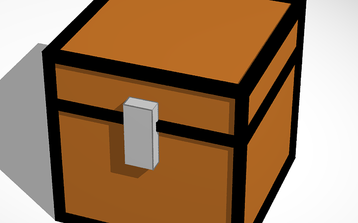 3D design minekraft box | Tinkercad