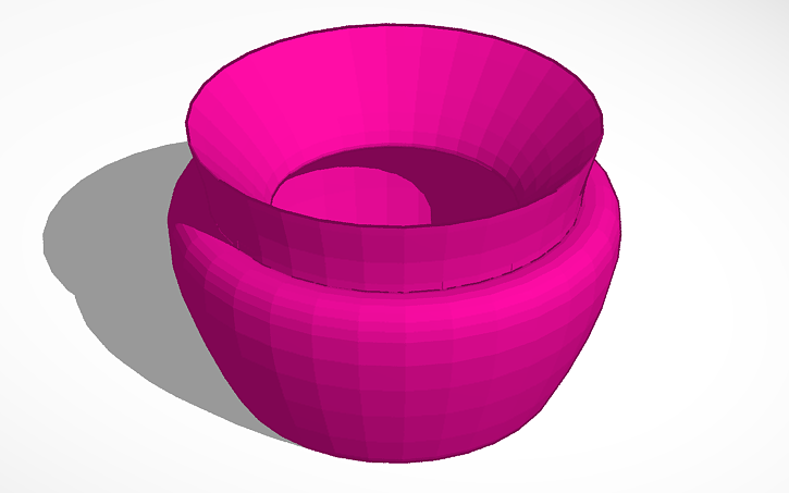 3D design Pot | Tinkercad