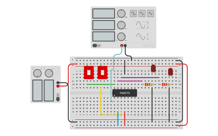 Circuit Design Jk Flip Flop Tinkercad