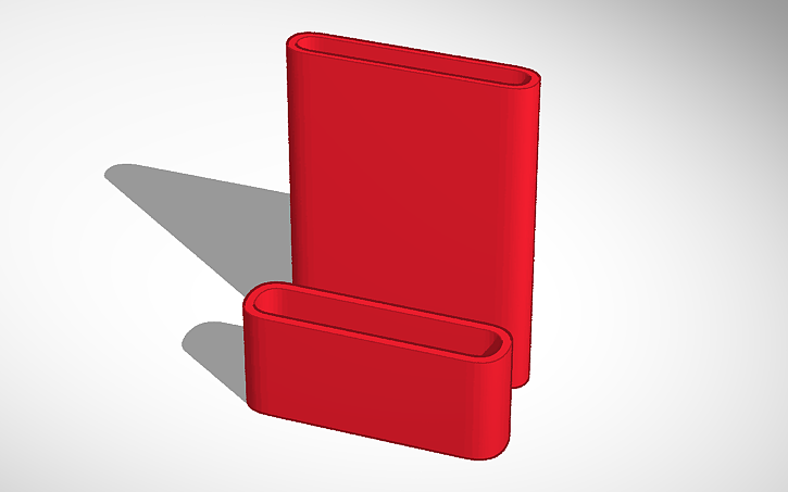 3D design narrow simple curved box with lid wip | Tinkercad