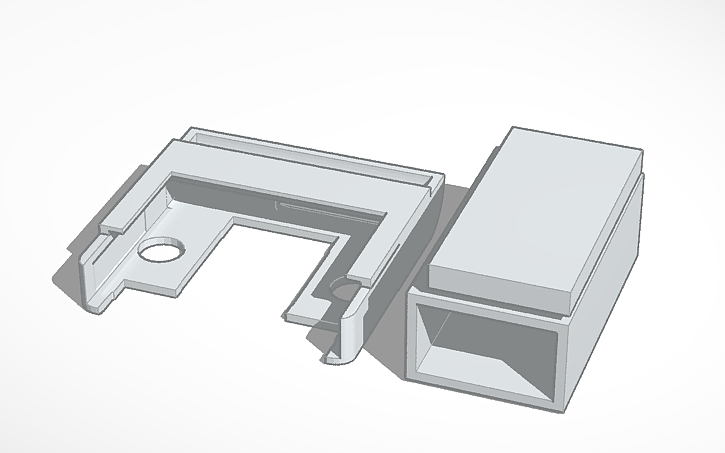 3D design micro:bit CASE with Battery box - Tinkercad