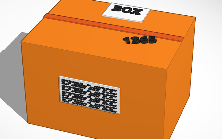 3D design box | Tinkercad